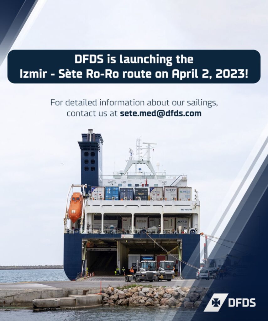 DFDS adds new Med route